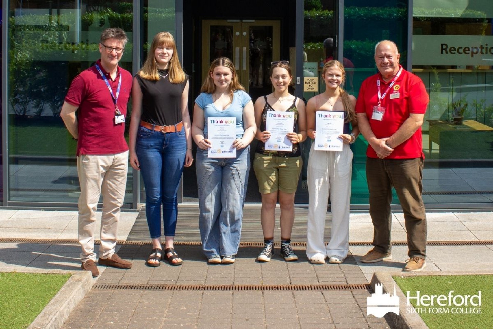 HSFC students receive Rotary commendation Awards - Hereford Sixth Form ...